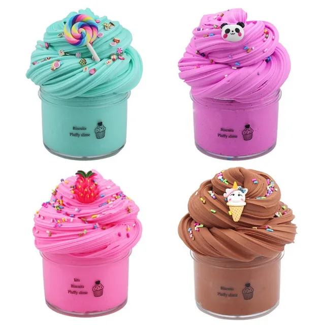 Slime Set with 4-Pack Butter Slimes Soft Slime Toys Safe Color Toys ...