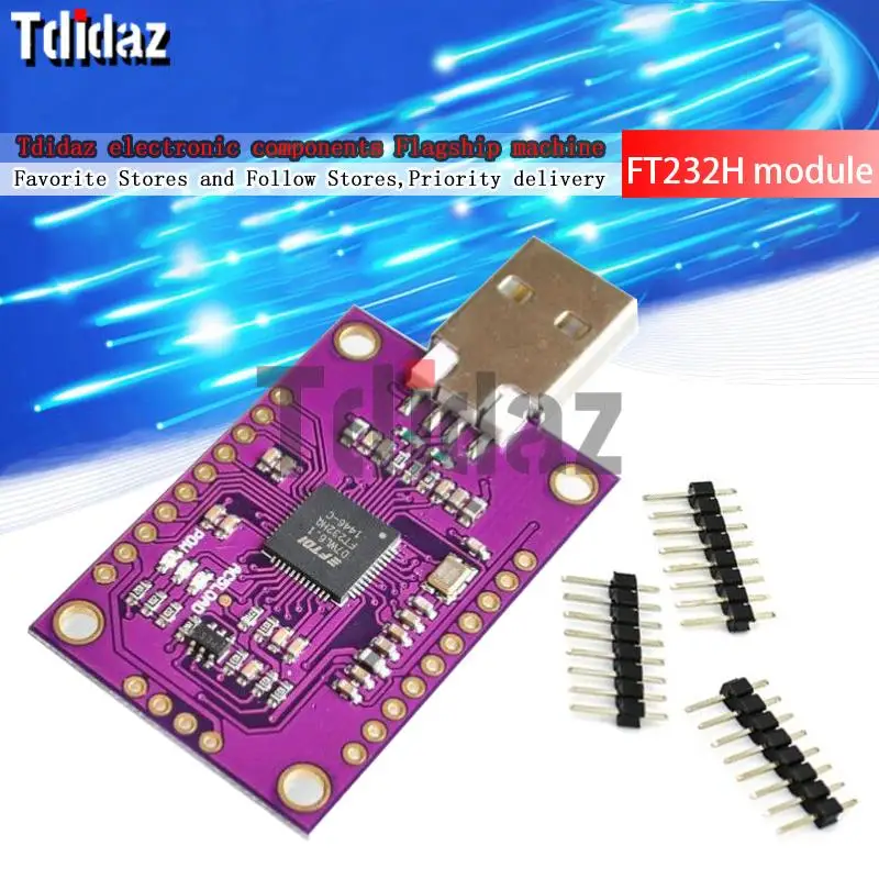 Mcu Ft232h Usb To Jtag Uart Fifo Spi I2c High Speed 50 Off