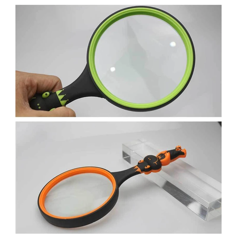 Cartoon Kid Detective With Magnifying Glass