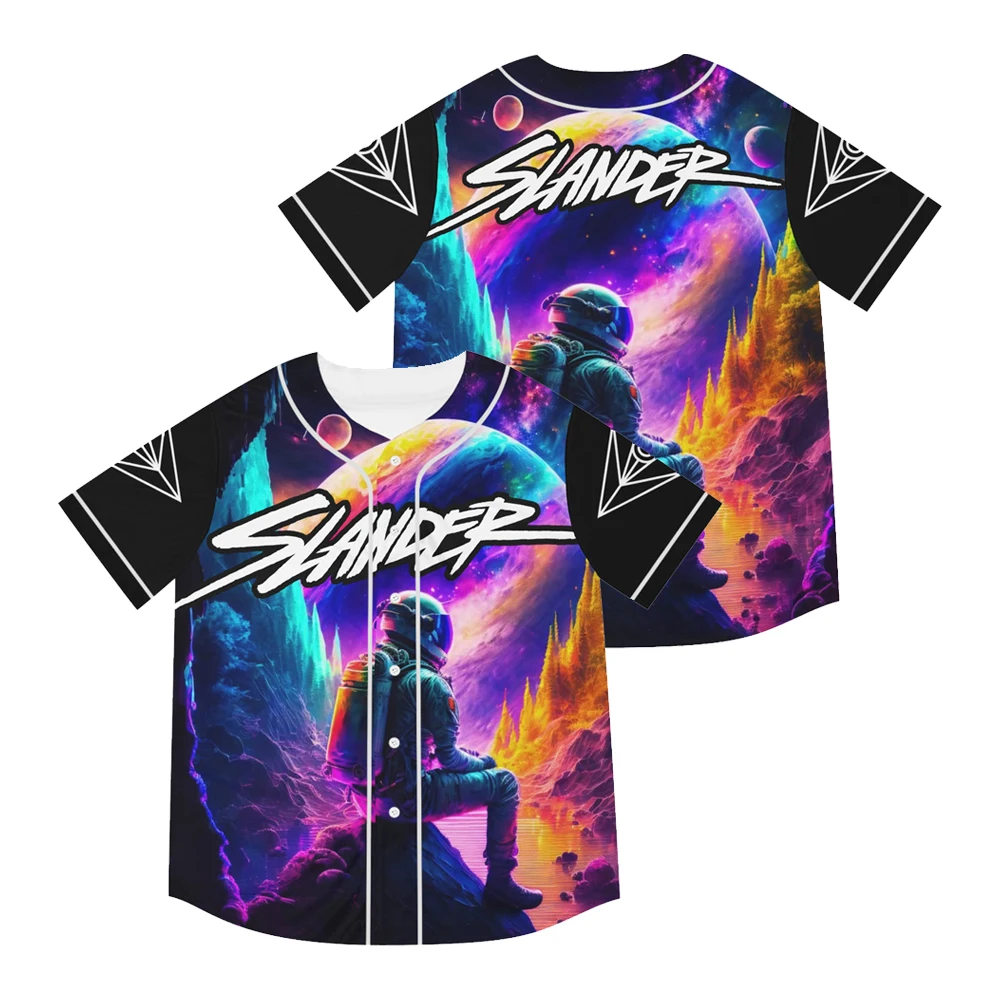 Slander-Spaceman-Baseball-Jersey-EDM-Festival-Merch-V-Neck-Short-Sleeve ...