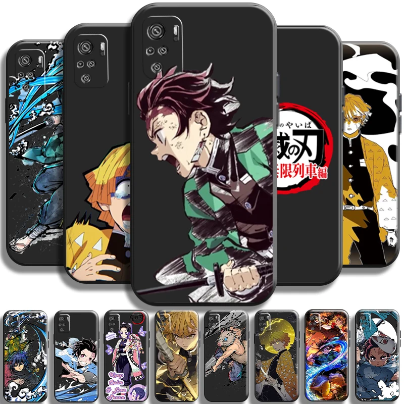 Funda de teléfono Demon Slayer Kamado Zenitsu para Xiaomi Redmi Note 11 ...