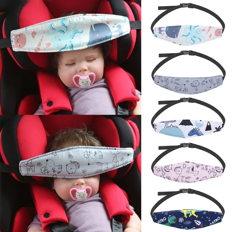 AdjustableInfant-Baby-Car-Seat-Head-Support-Children-Belt-Fastening ...