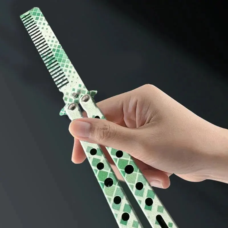 Stainless-Steel-Butterfly-Comb-Butterfly-Knife-Outdoor-Training-Knife ...