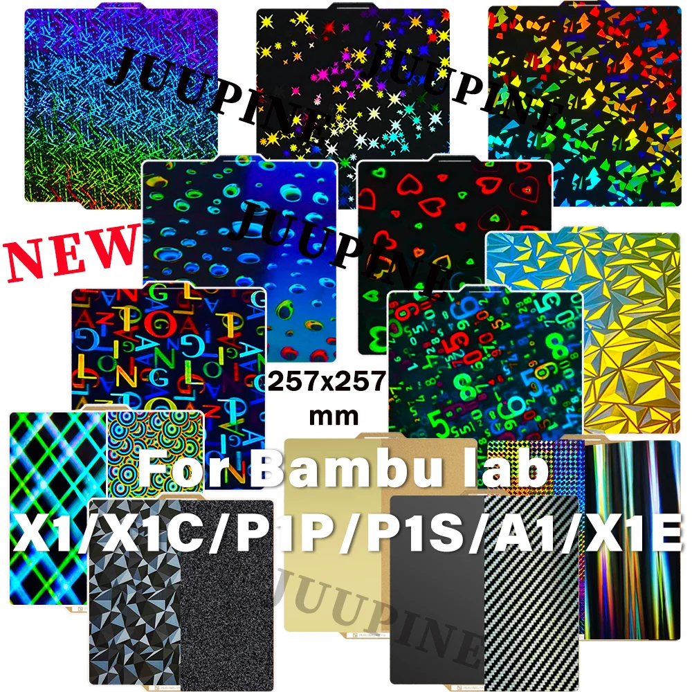 For-Bambu-Lab-PEI-Build-Plate-Pey-H3H-H5H-Build-Plate-P1S-X1C-Textured ...