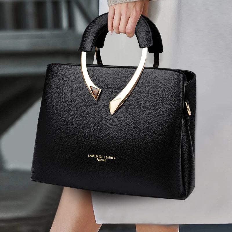 Luxury Handbags Women Bags Designer 3 Layers Soft Leather Shoulder ...