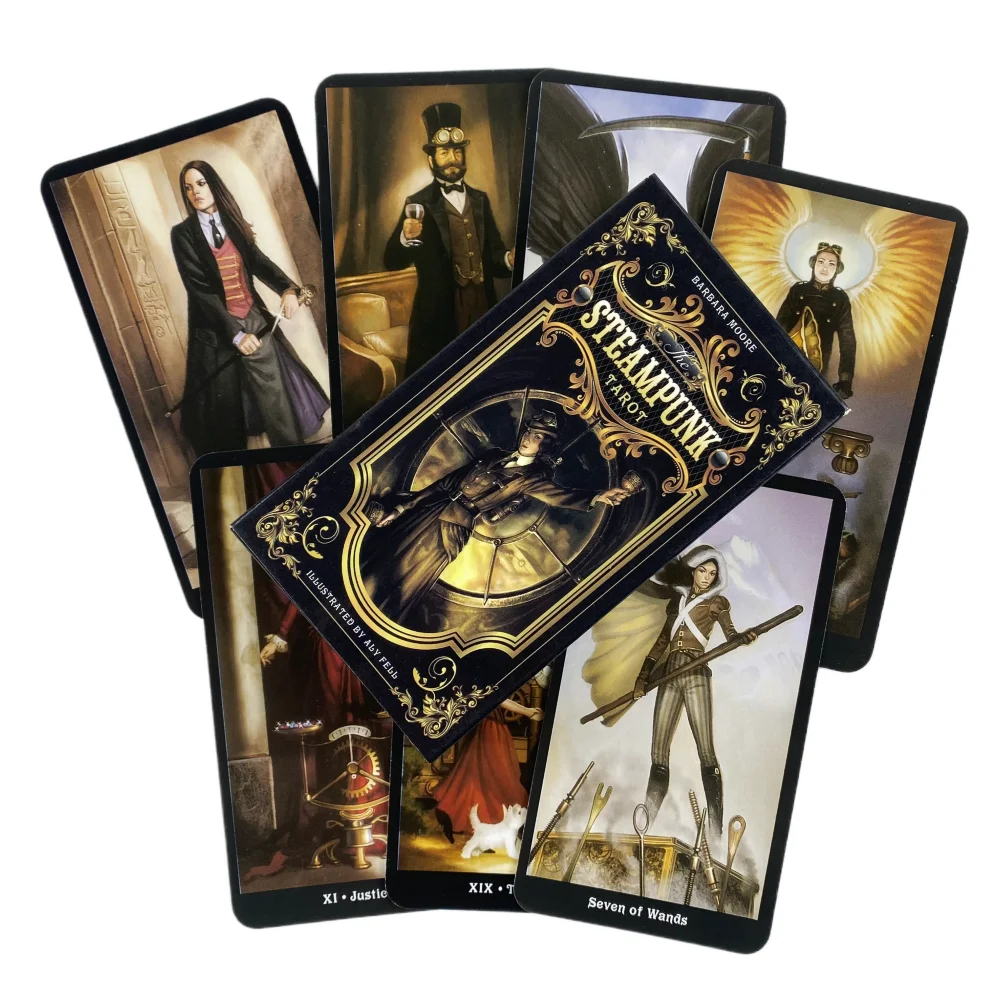 The Steampunk Tarot Cards Divination Deck English Versions Edition ...