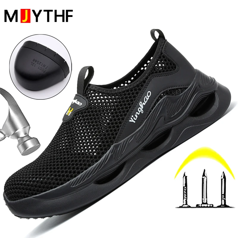 Summer-Men-Safety-Shoes-Anti-smash-Anti-puncture-Work-Shoes-Breathable ...