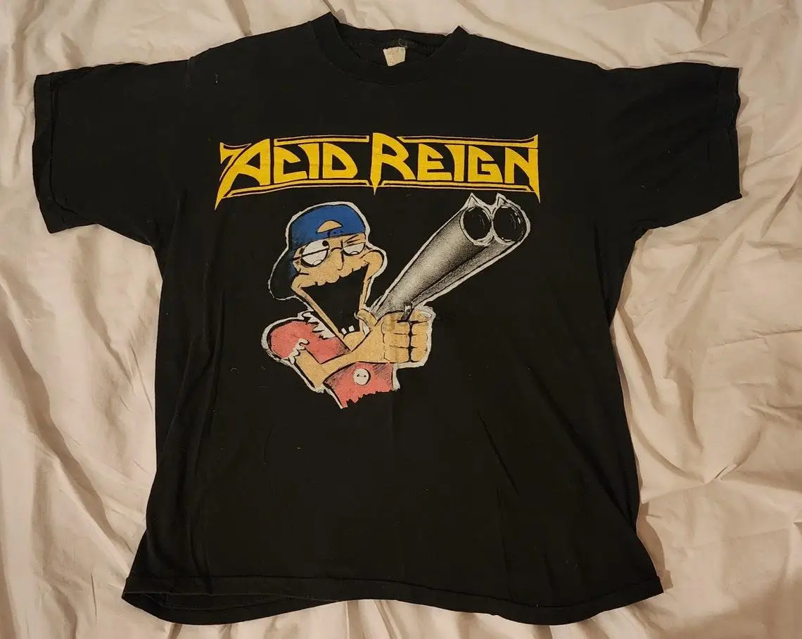 Camisa oficial Acid Reign The Fear 1989, camisa de stich individual ...