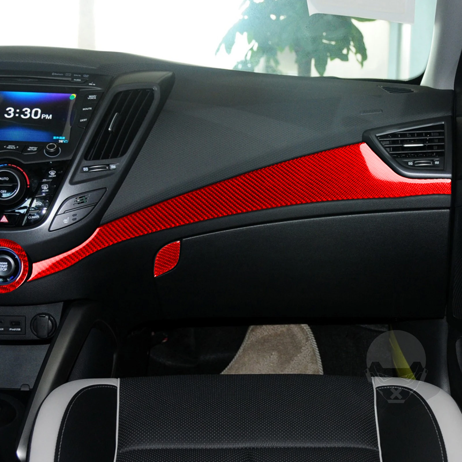 Hyundai Accessories Sleek Carbon Fiber AC Panel Cover For Hyundai ...