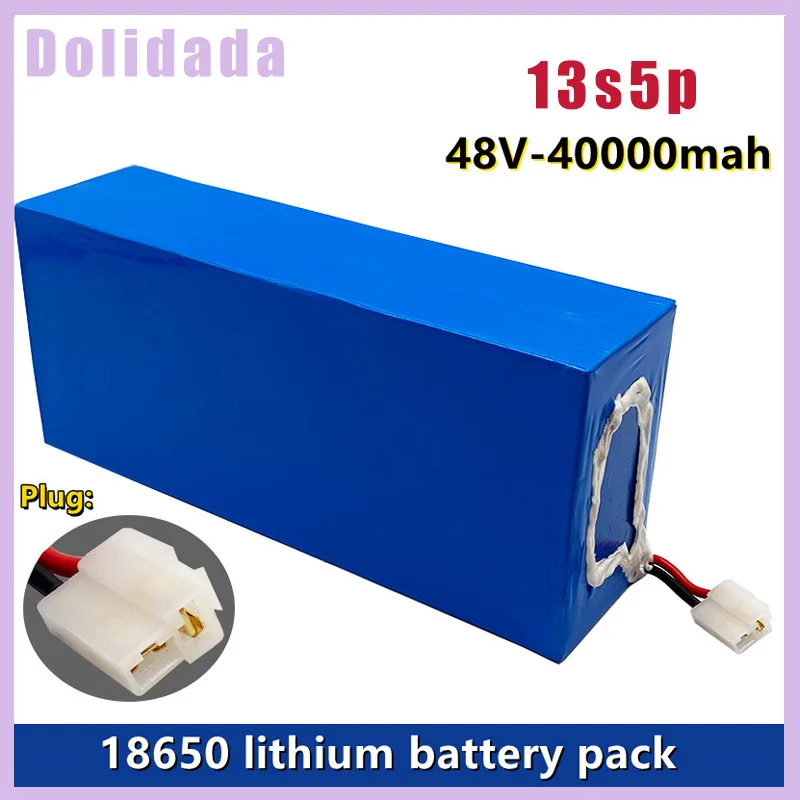 자전거 및 전기 자동차용 배터리 팩, 13S5P, 48V, 4000mah, 장난감 태양열 가로등 손전등, 잔디 램프 프로젝션 ...