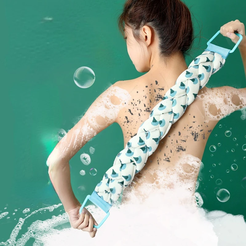 Body-Scrubber-Bath-Brush-Powerful-Mud-Rubbing-Shower-Brush-Bath-Belt ...