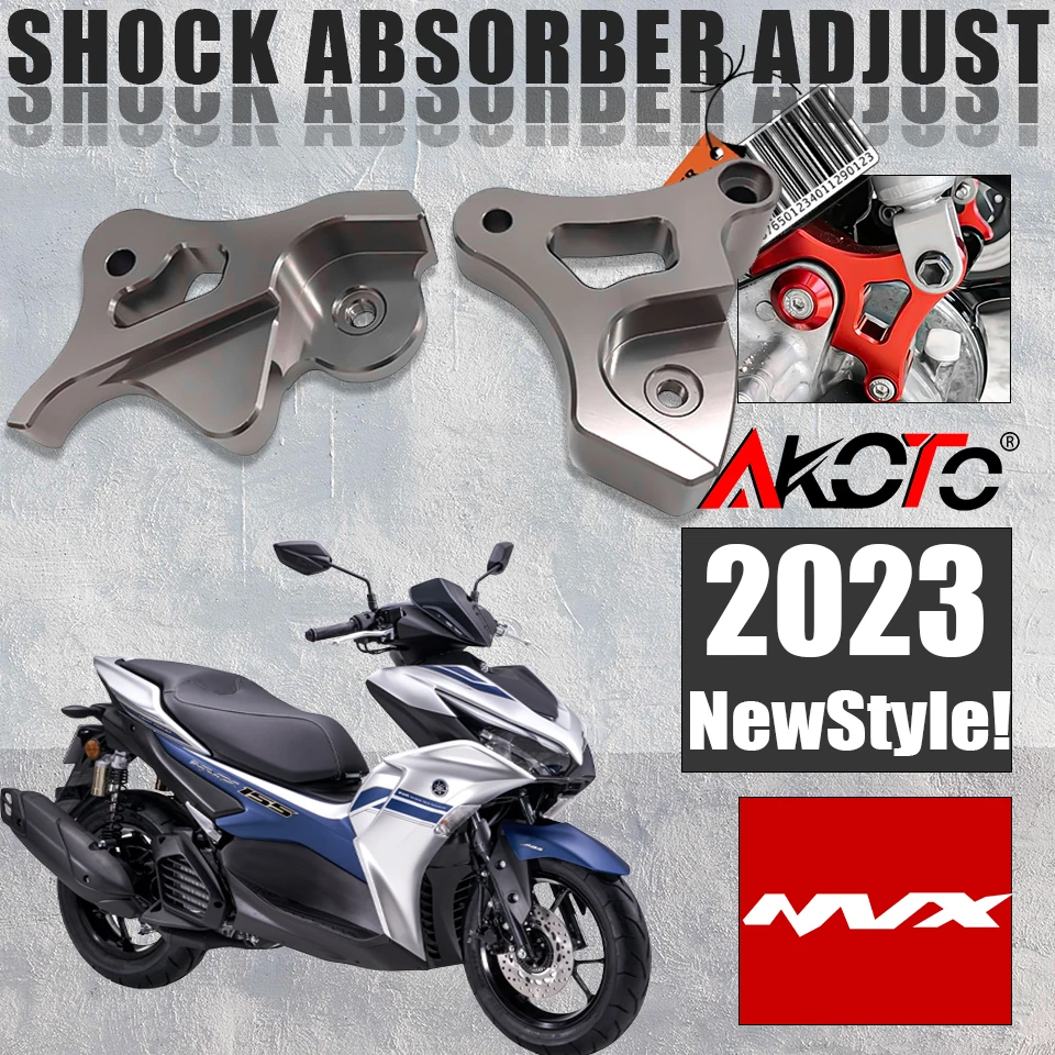 Motorcycle-Modified-CNC-NVX155-Aerox-Rear-Suspension-Shock-Absorber ...