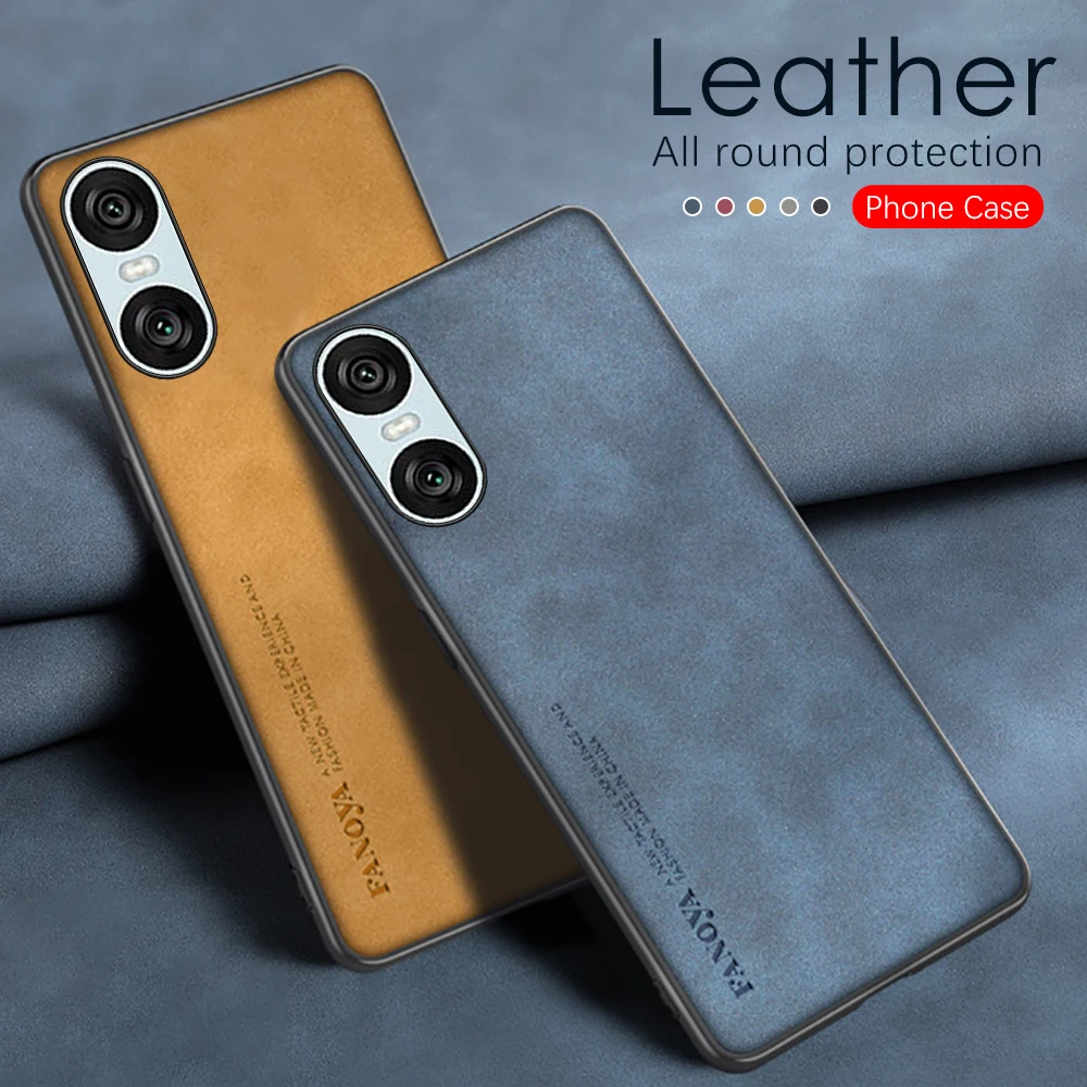 Yangbuck Leather Phone Case For Sony Xperia 10 VI Protective Shell ...