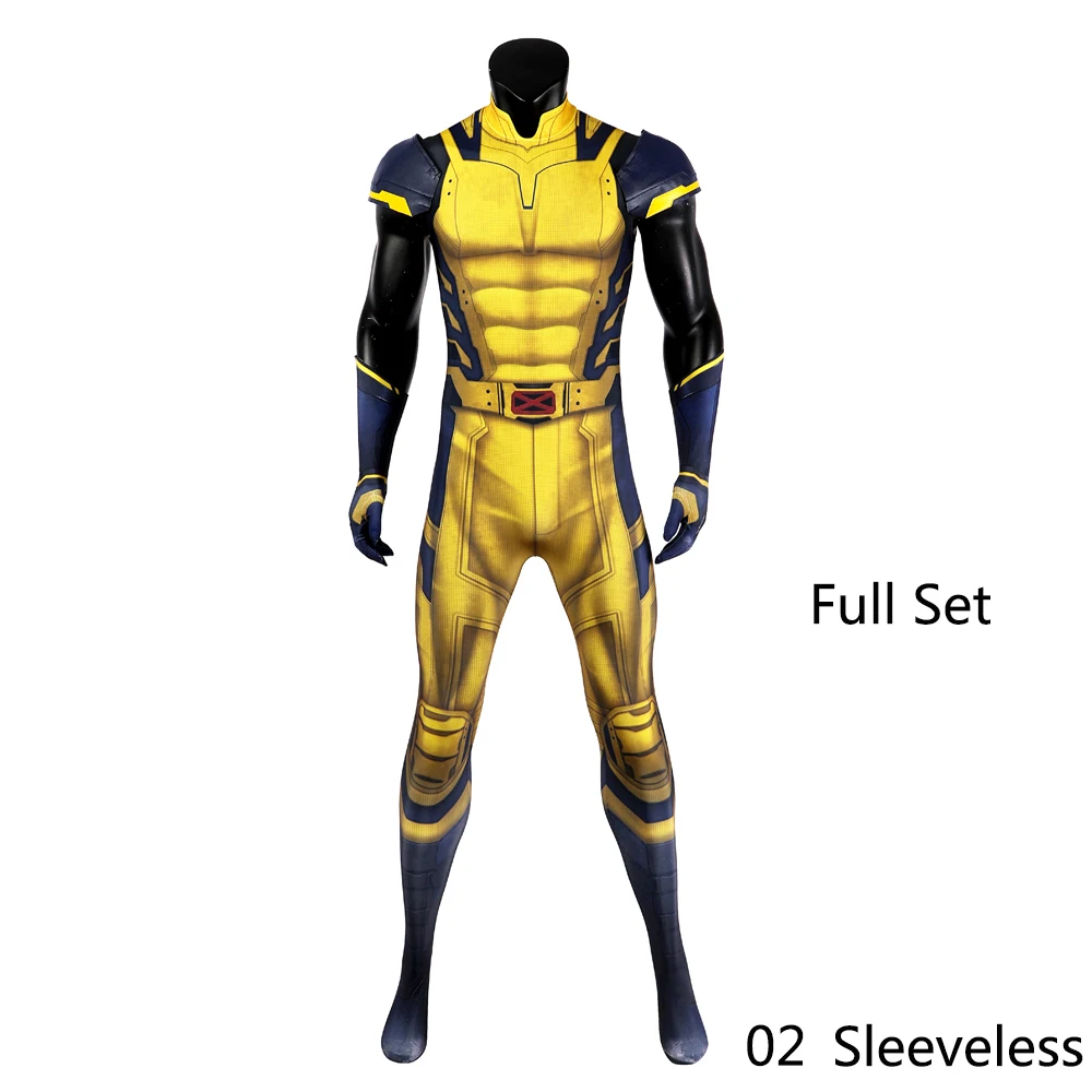 Disfraz de Cosplay de Wolverine, mono de James Howlett, conjunto de ...