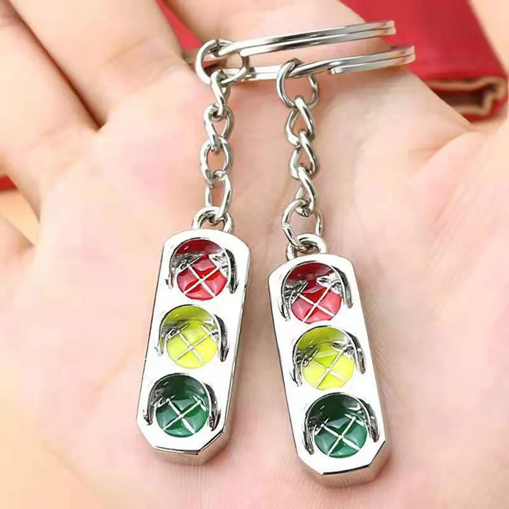 Traffic Light Keychain Car Key Chain Traffic Safety Lights Men And ...