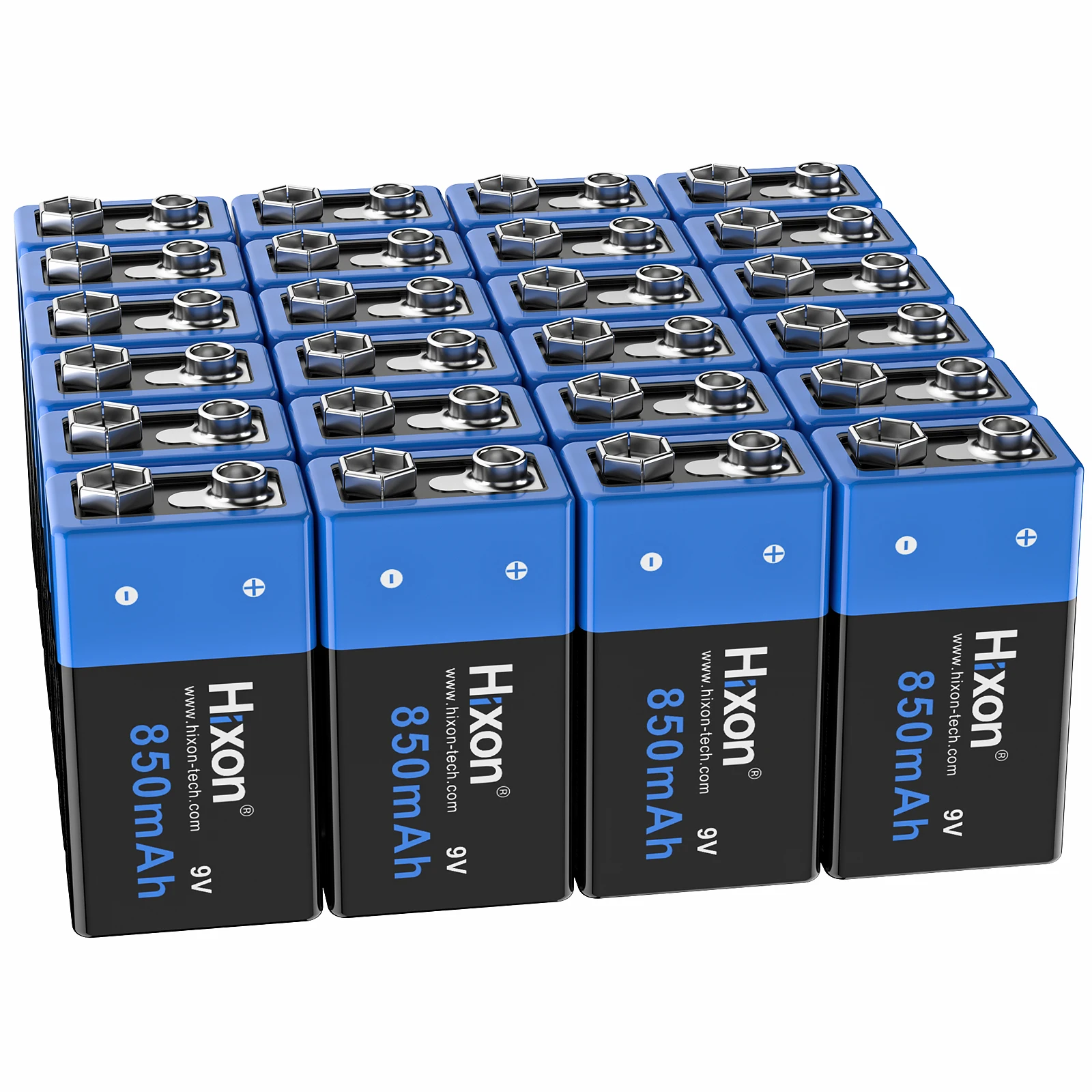 Hixon-9V-850mAh-9-Volt-Li-ion-Rechargeable-Battery-6F22-9V-Li-ion ...