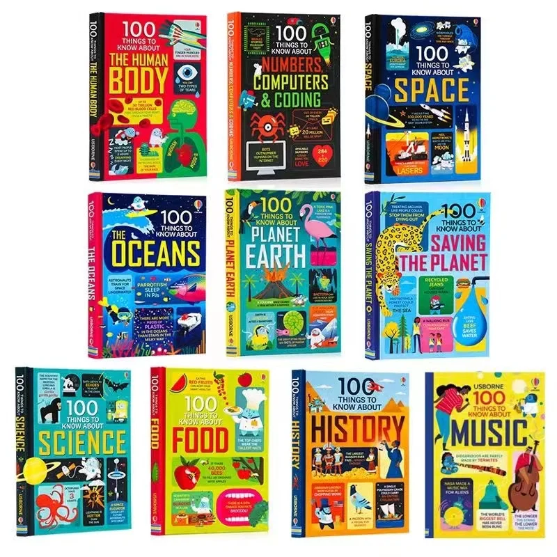 11-Books-Set-100-Things-to-Know-About-Hardcover-Children-Book-in ...