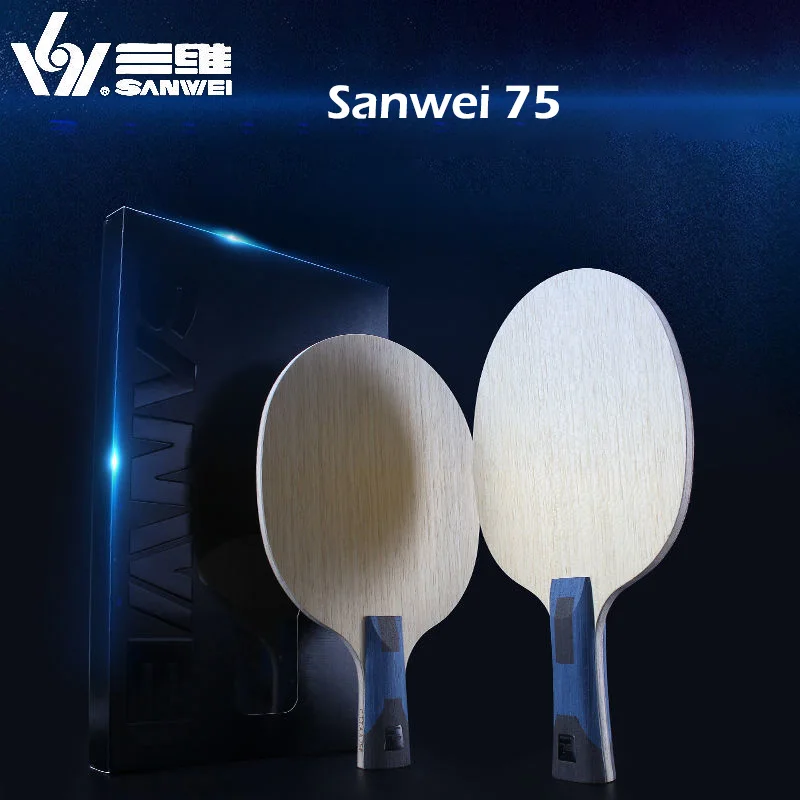 Original sanwei 75 alc profissional ténis de mesa lâmina vis estrutura ...