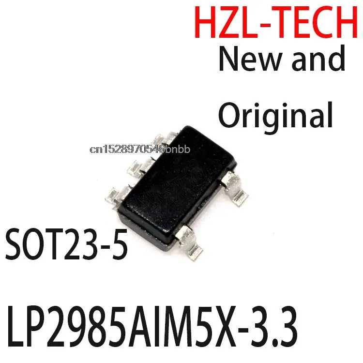 200PCS Novo e Original SOT23-5 LP2985AIM5X LP2985 SOT SMD LP2985AIM5X-3.3