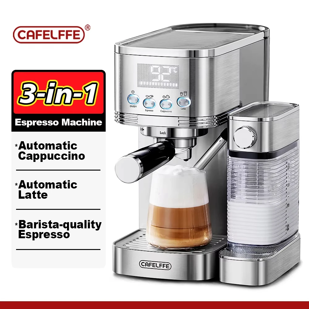 Cafelffe Coffee machine Automatic cafeteria Cappuccino Latte Espresso ...
