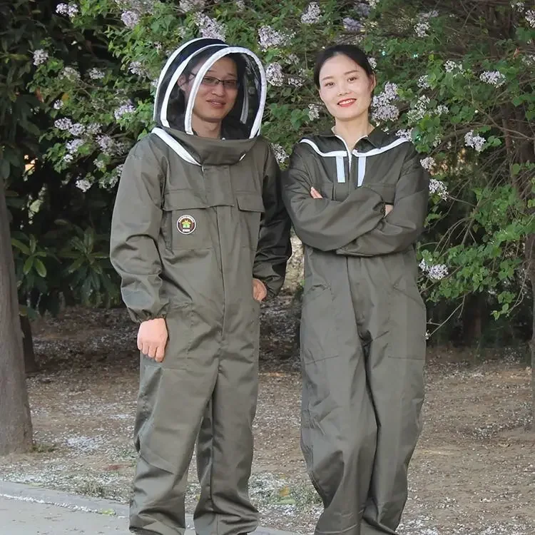 Full-set-of-one-piece-breathable-bee-keeping-clothes-thickened ...