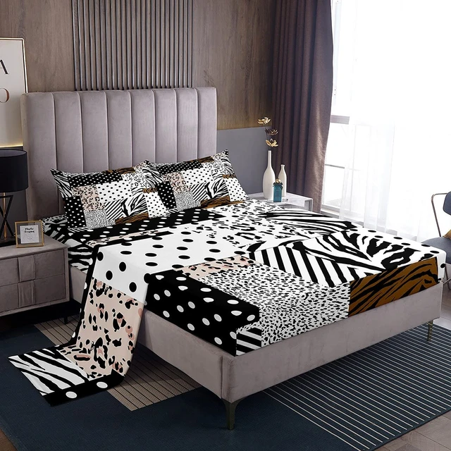 Purple Zebra Stripes Bedding