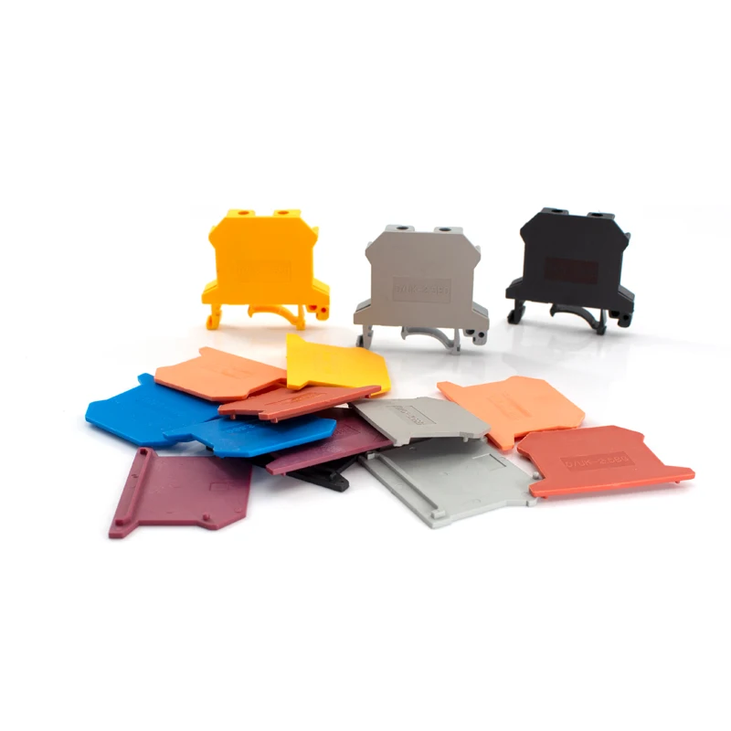 Cubierta-final-de-placa-de-Riel-Din-accesorios-de-bloques-de-terminales ...