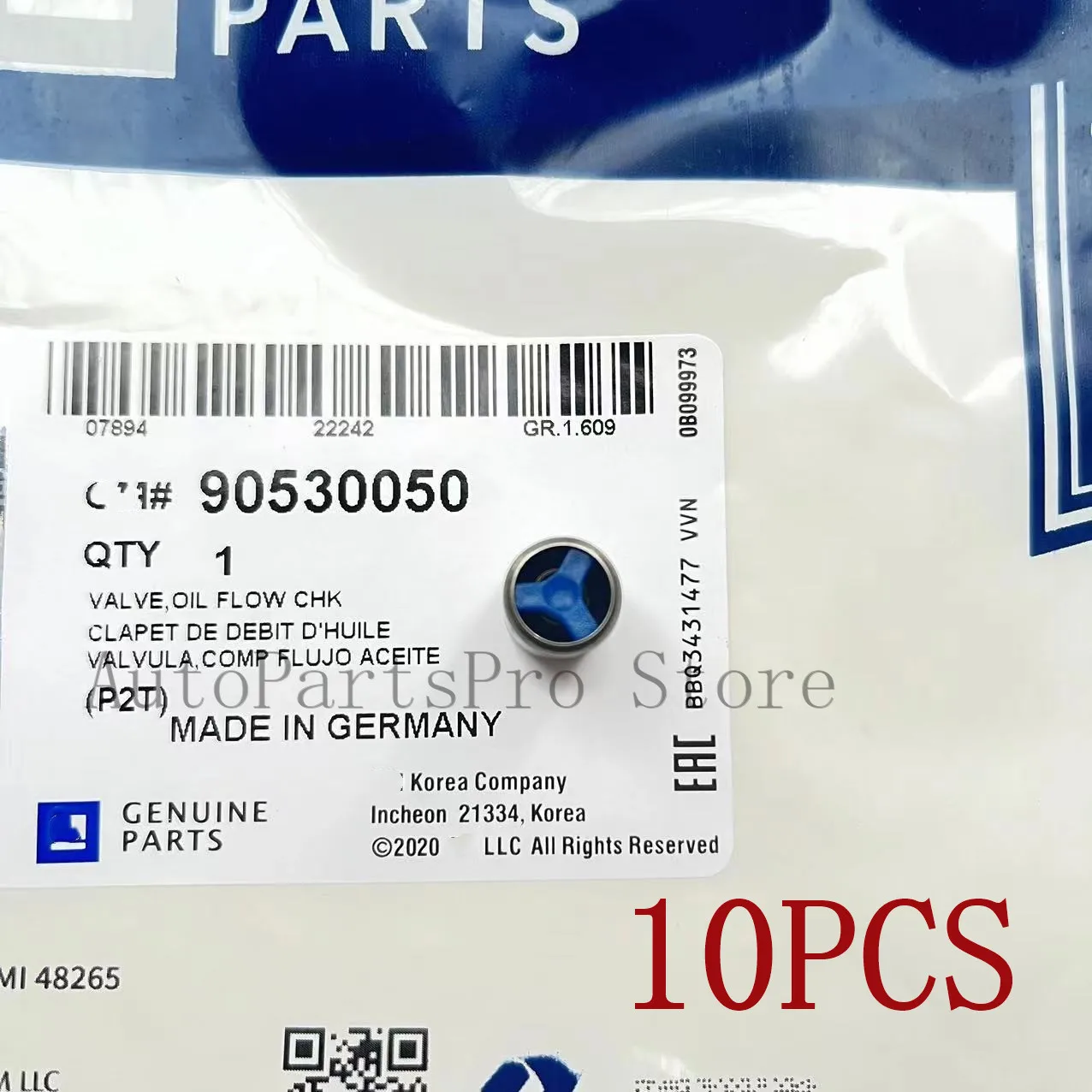 10pcs Oil Flow Control Check Valve For Chevrolet Cruze Tracker Sonic 1 ...