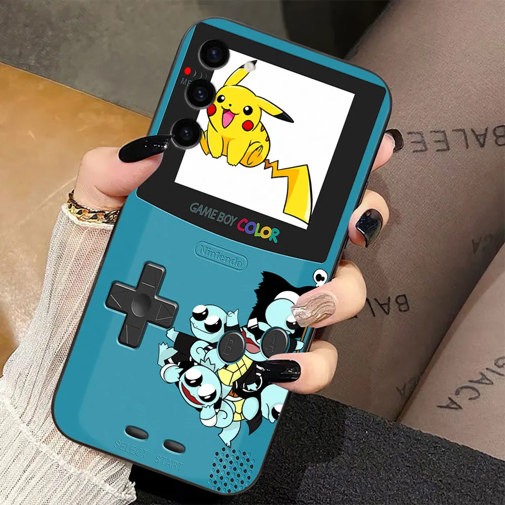Game Boy Color P Pokemon Phone Case For Samsung Galaxy S24 S23 S22 S21 S20 FE S10 S10E LITE PLUS ULTRA Case Funda Shell Cover AliExpress