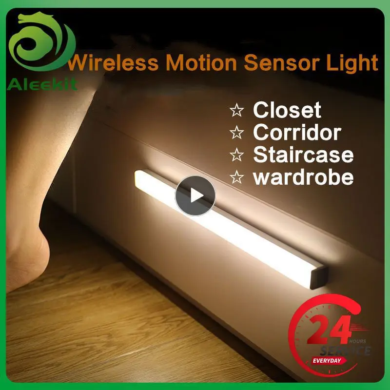 Wireless-Motion-Sensor-Light-Usb-Rechargeable-Night-Lamp-Home-Bedroom ...