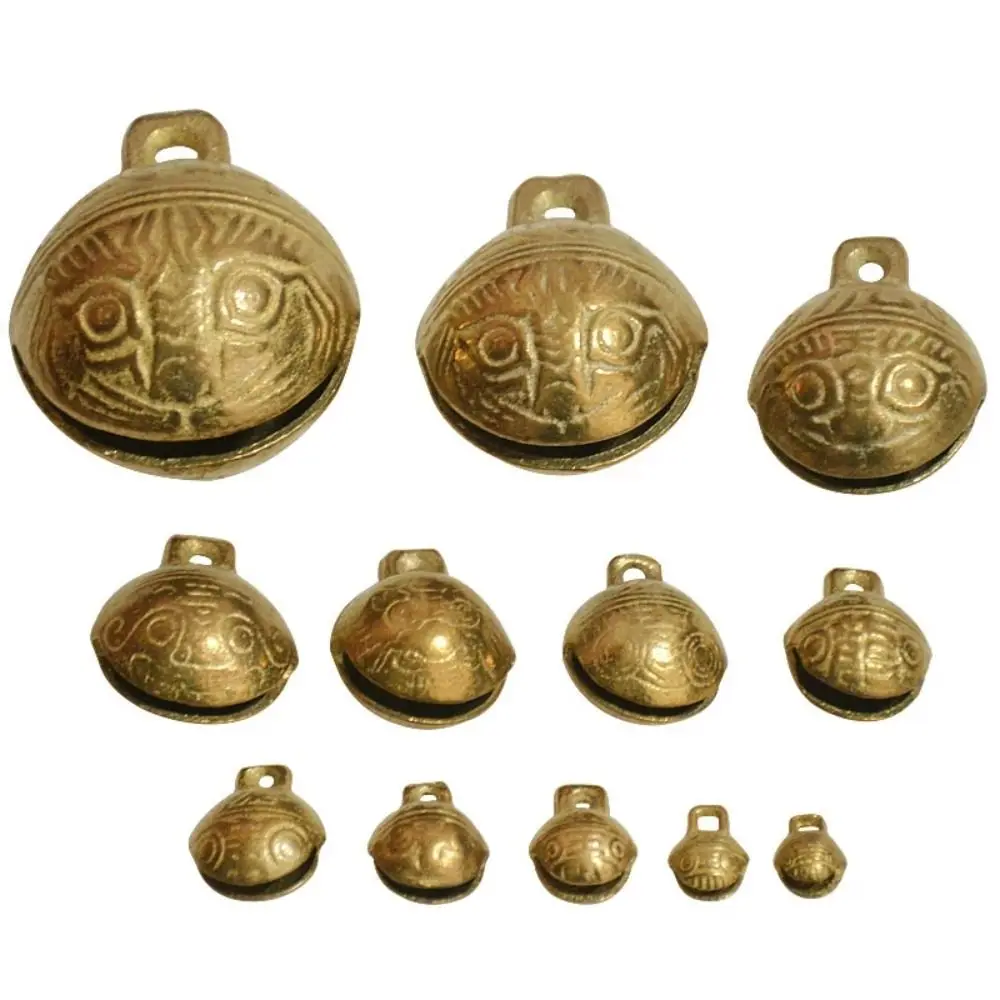Retro-Copper-Bell-Bronze-Tiger-Head-Bell-Pet-Cat-Dog-Neck-Bell-Chinese ...