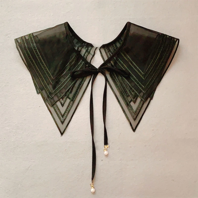 False-Collar-Embroidery-Collar-See-Through-Neckline-Detachable-Collar ...