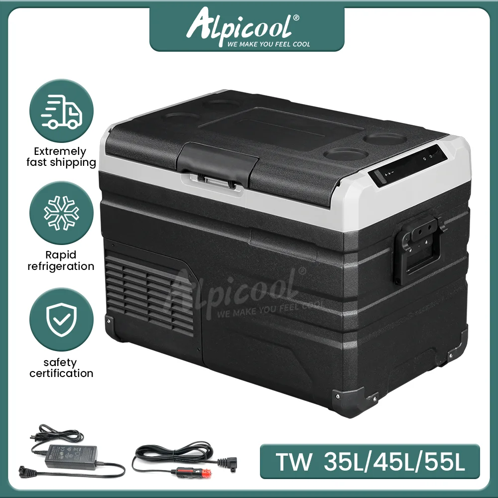 Alpicool-35L-45L-55L-Car-Refrigerator-Freezer-Cooler-Auto-Fridge ...