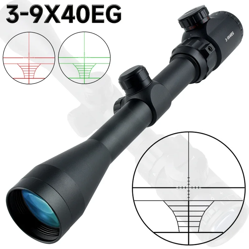 3-9x40EG-Red-Green-Reflex-Scope-Optical-Hunting-Riflescope-Long-Range ...