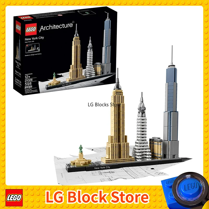 LEGO-Architecture-New-York-City-USA-Skyline-21028-Build-It-Yourself ...