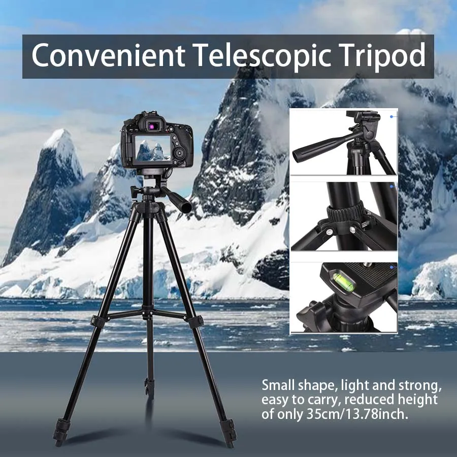 Portable-tripod-photography-telescopic-floor-stand-aluminum-alloy-SLR ...