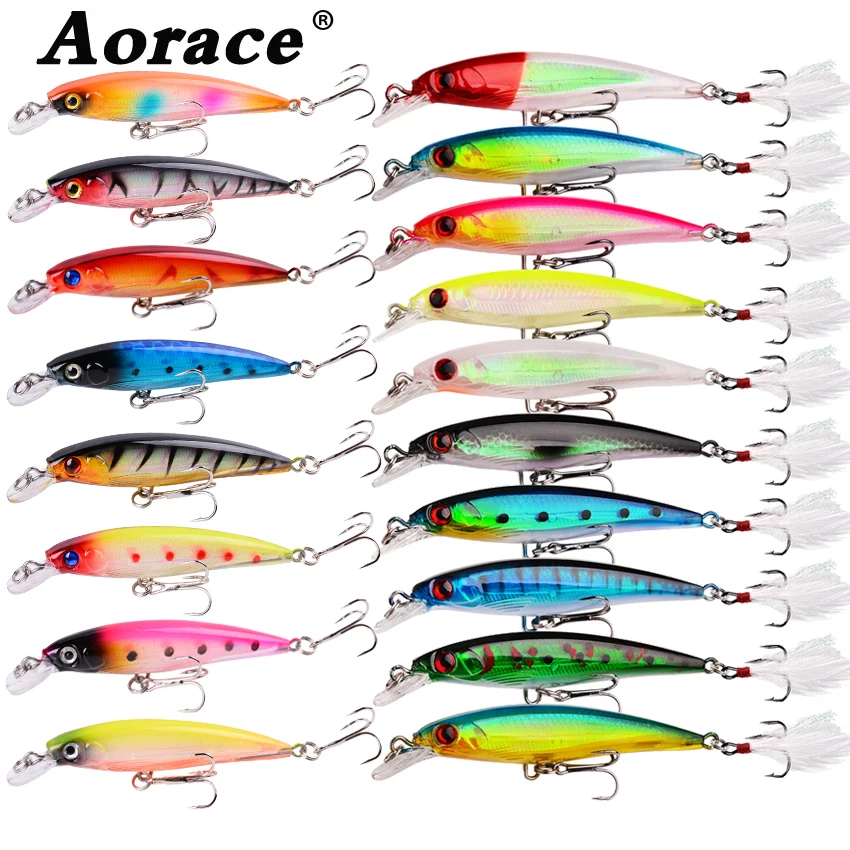 Mix-Premium-Minnow-Fishing-Lure-Set-Realistic-Crankbait-Lures-for-Bass-Fishing-Durable-and ...
