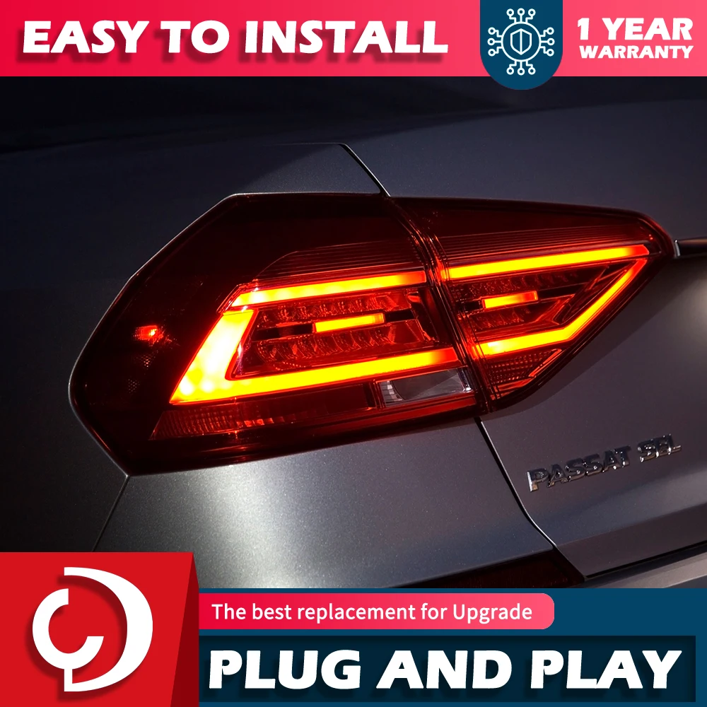 AKD-Car-Lights-For-Passat-B8-US-2016-2019-LED-Auto-Taillights-Assembly ...