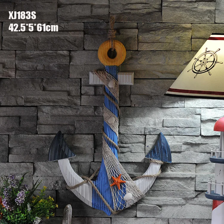 Wooden Anchor Wall Decor