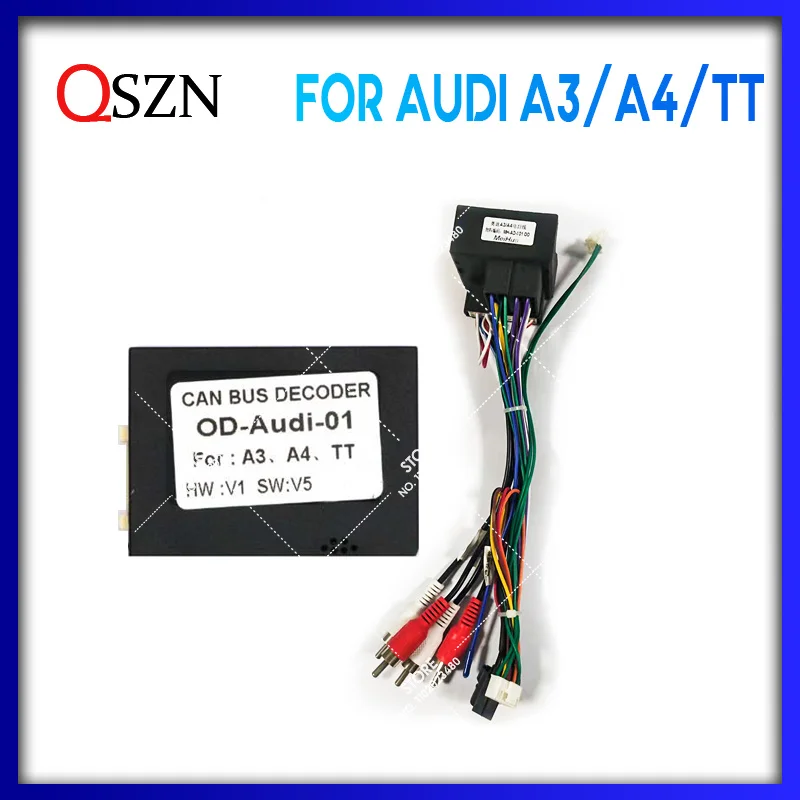 QSZN-For-AUDI-A3-A4-TT-Android-Car-Radio-Canbus-Box-Decoder-Wiring ...