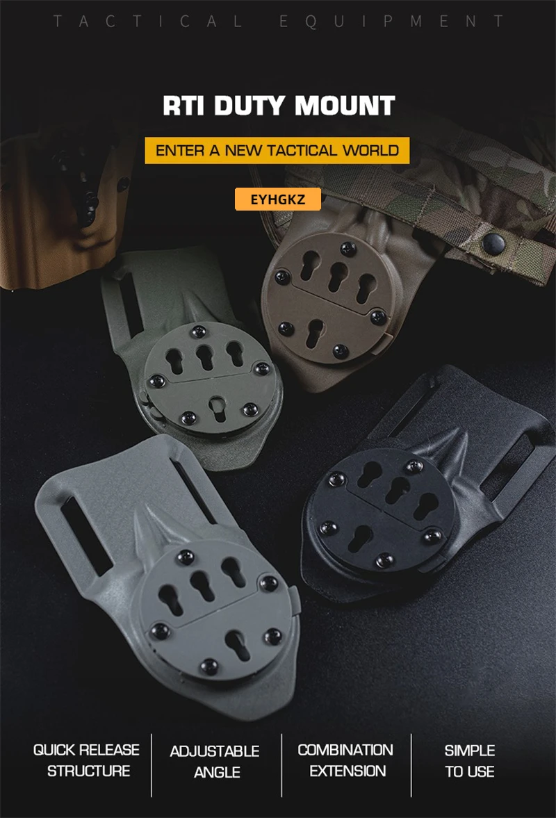 EYHGKZ Tactical G-Code RTI DUTY Mount CS Wargame Paintball Accessories Hunting Magazine Portable ...