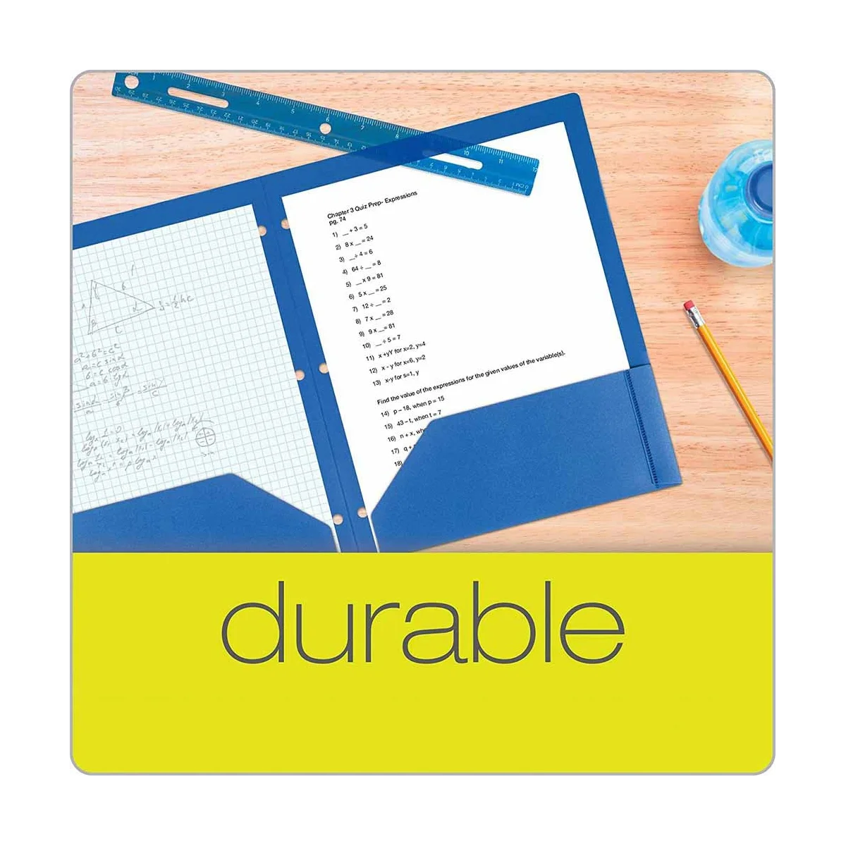 6-Pack-Pocket-Folders-Sturdy-Plastic-Portfolio-3-Hole-Punch-Plastic ...