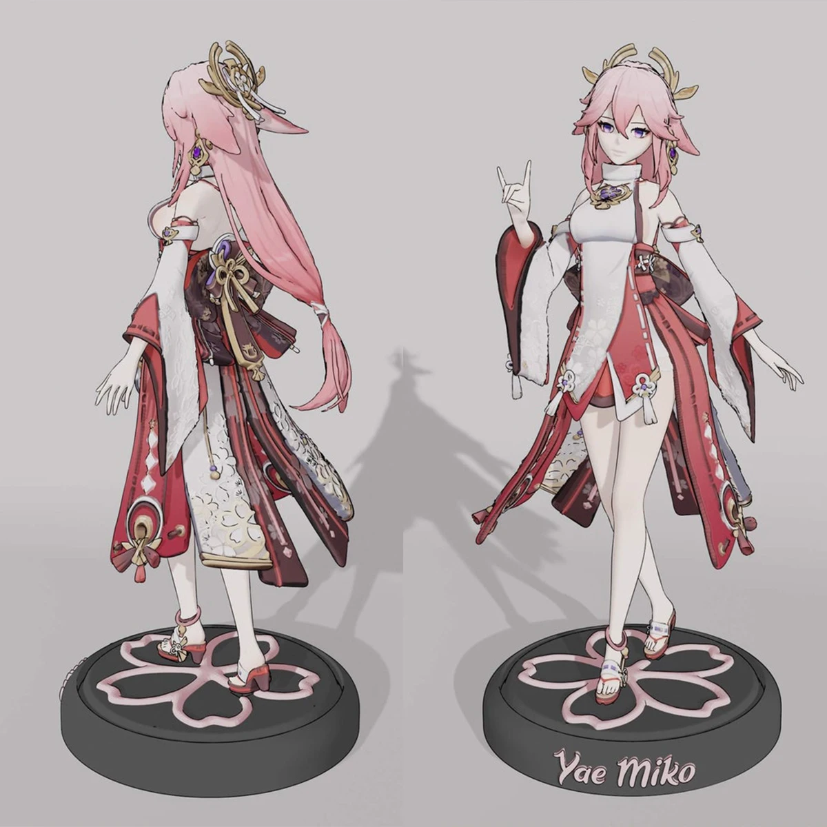 Art & Collectibles Sculpture Yae Miko Genshin Impact figure 3d houseofme.de