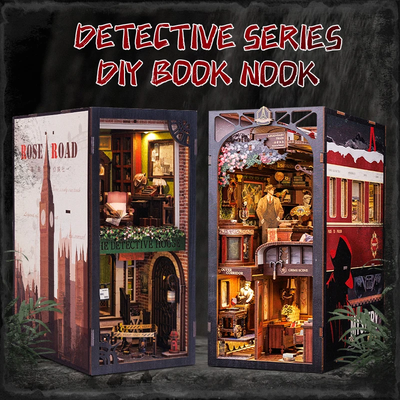 Detective Series Book Nook Kit - kingstora.com