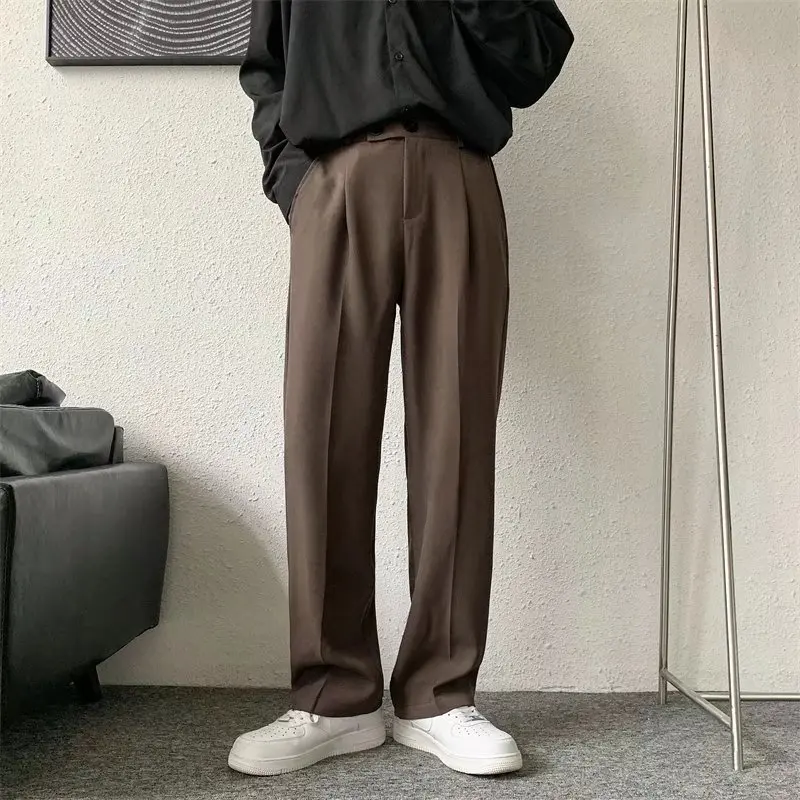 Japanese-Suit-Trousers-for-Men-s-Korean-Style-Straight-Wide-leg-Pants ...