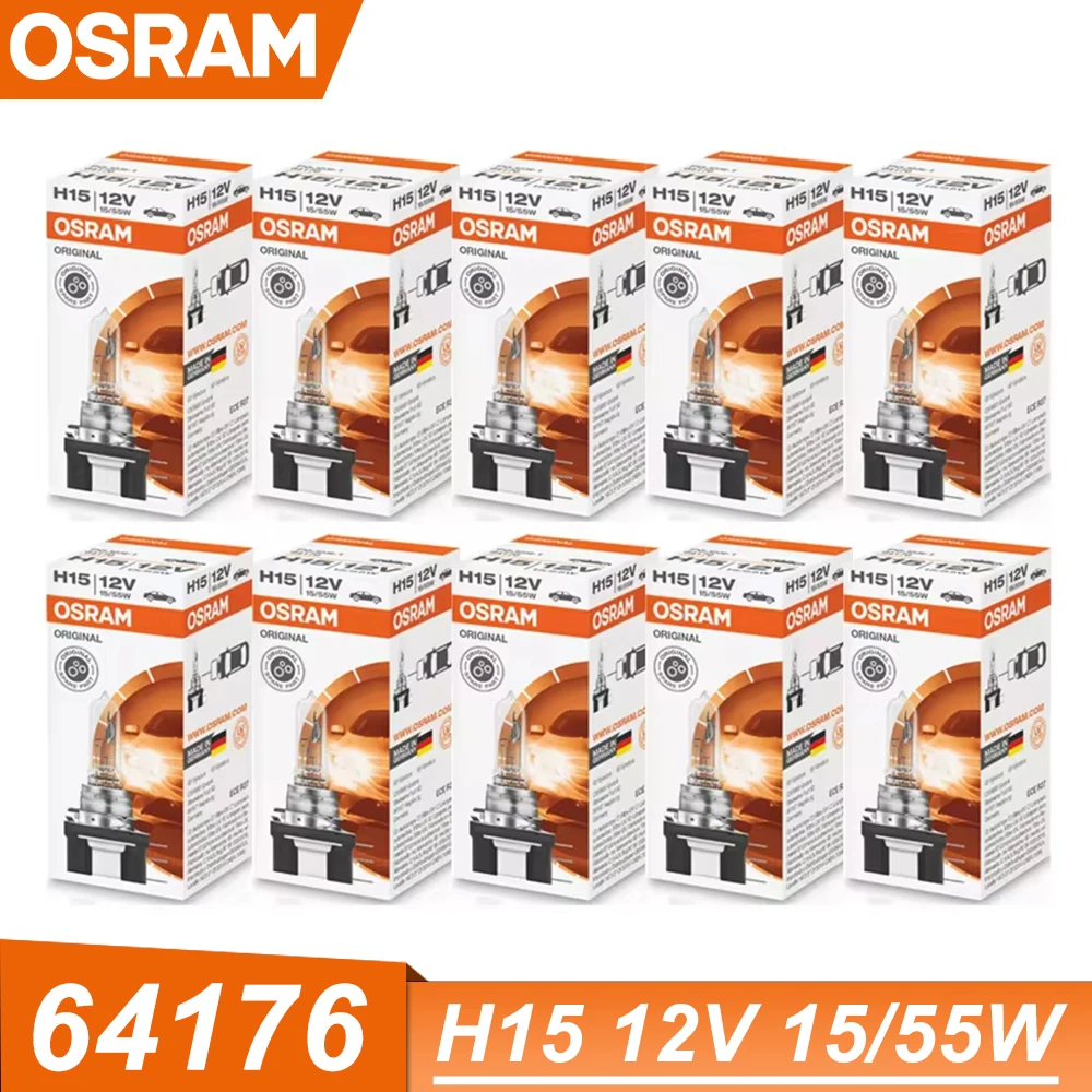 OSRAM H15 12V 15/55W 3200K 64176 Original Line Bulb OEM Headlight ...