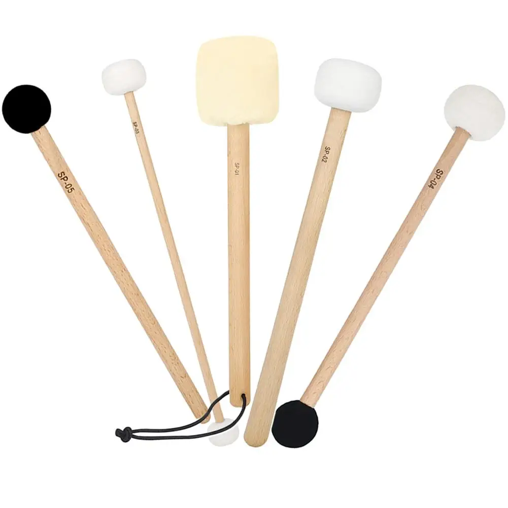 Drum-Mallets-Soft-Rubber-Head-Drum-Mallets-Sticks-Large-Medium-Small ...