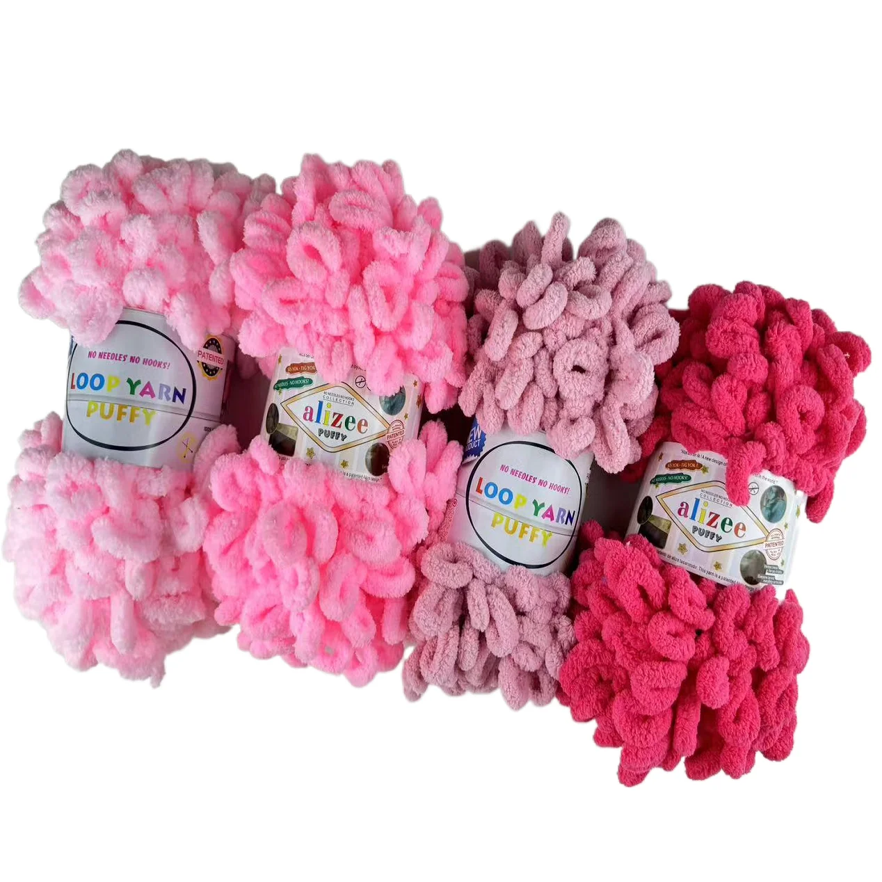 Finger-Blanket-Yarns-Puffy-Loop-Yarn-Soft-Crochet-Yarns-Fluffy-Finger ...