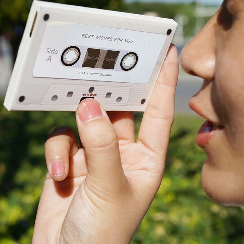 Message Recorder Cassette Recording Voice Tape Greeting Card Handmade ...
