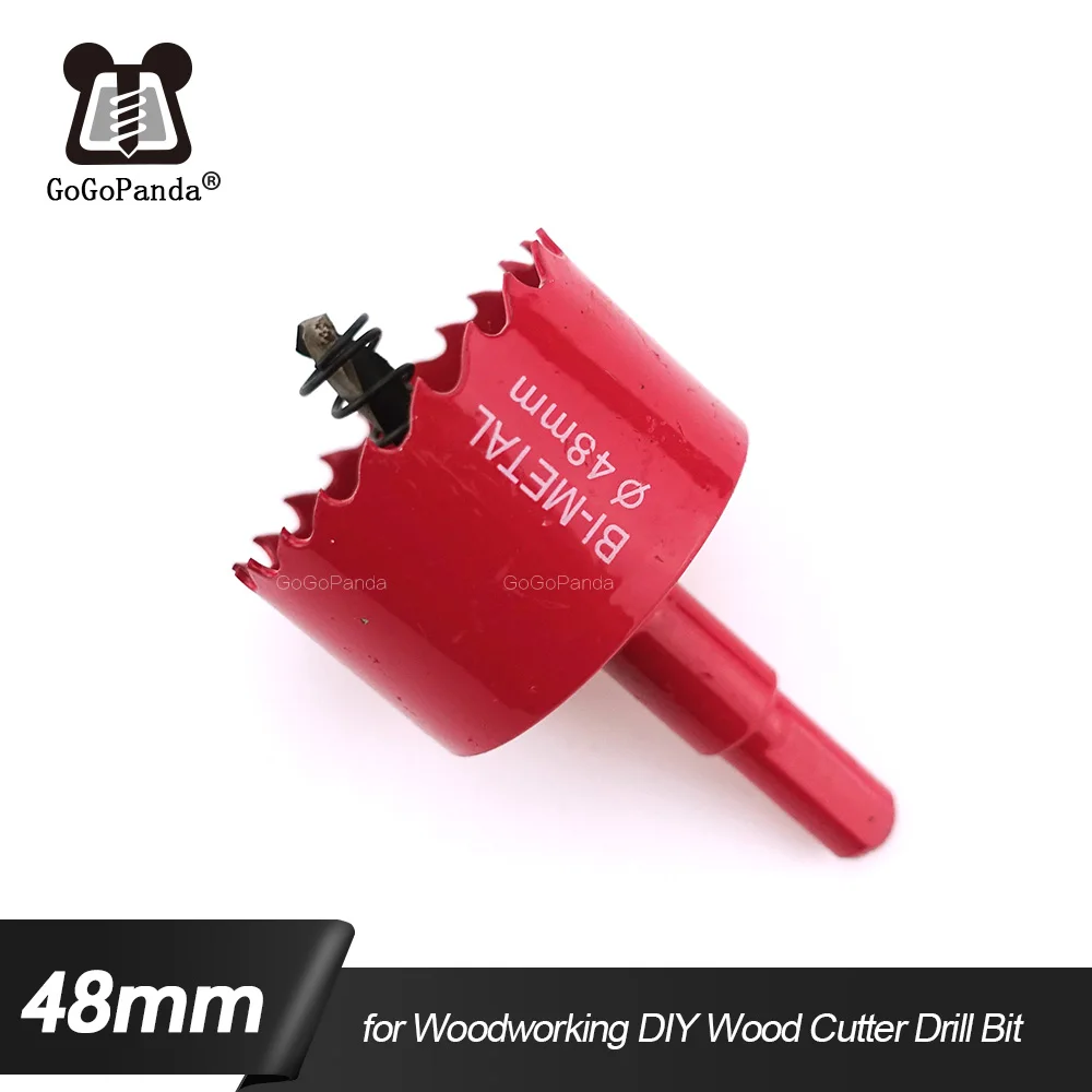 Free Shipping 48mm Bi-Metal Wood Hole Saws Bit for Woodworking DIY Wood ...